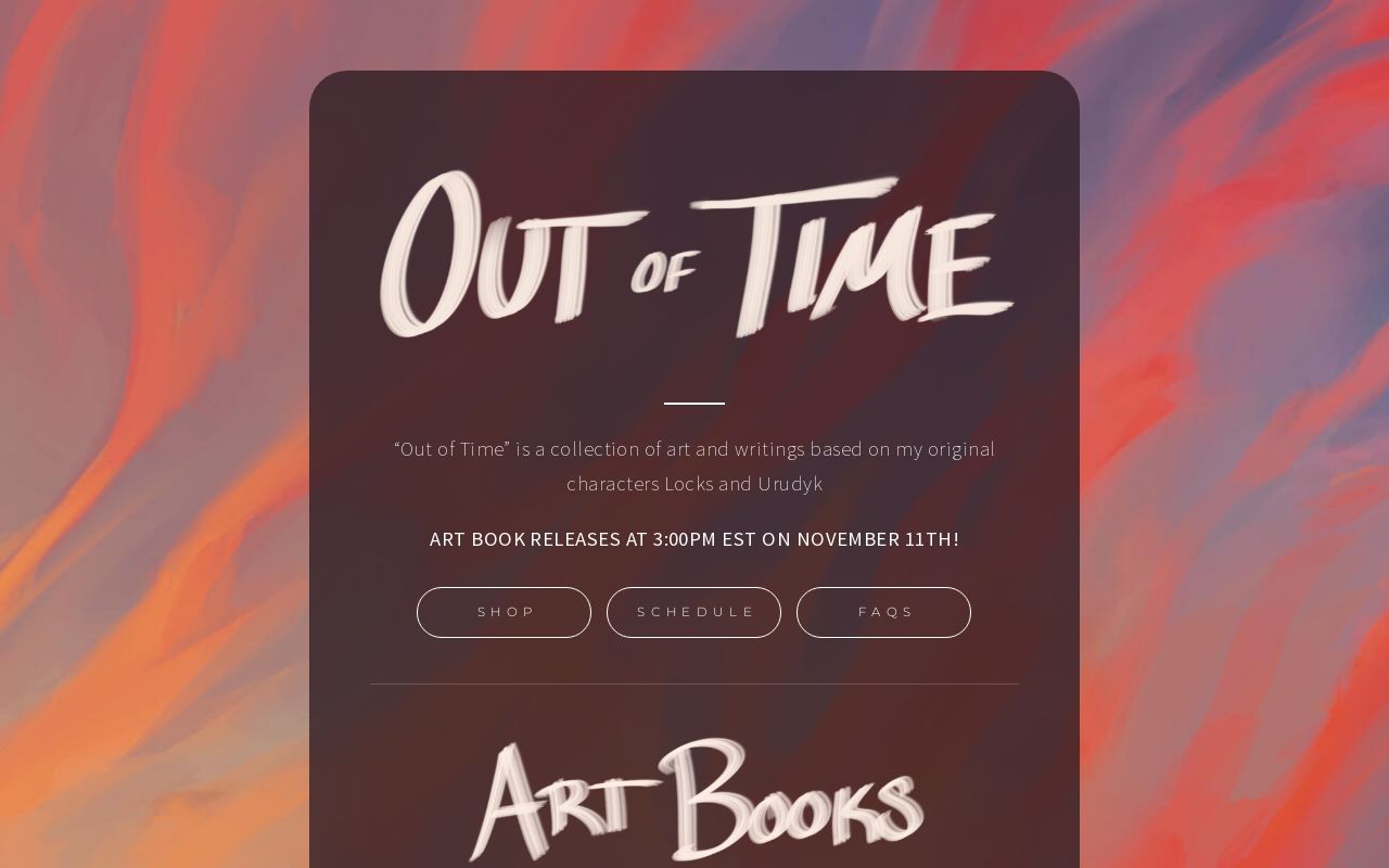 Out of Time Art Book